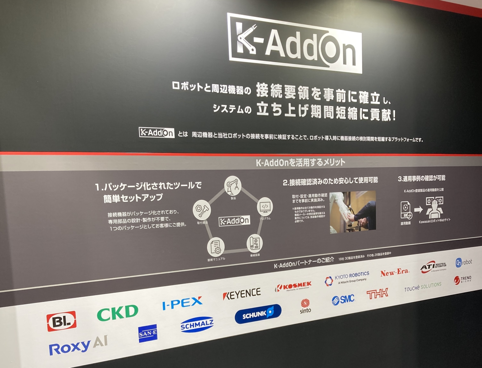 川崎重工業のカワサキロボット K-Addon製品にラインナップされました | AI外観検査製品「Roxy AI」